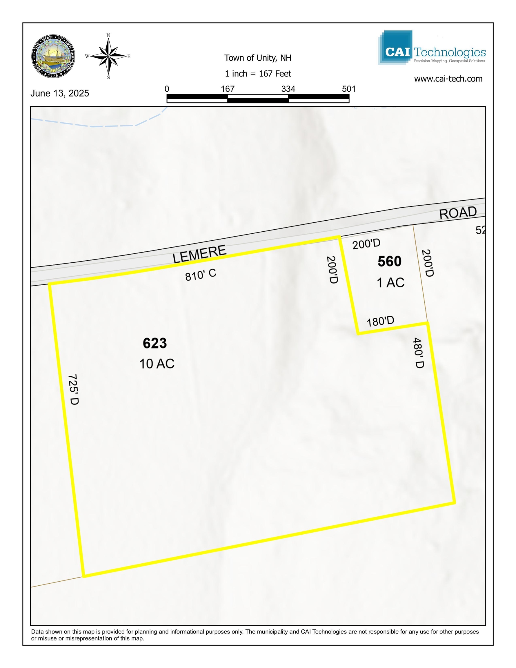 Map 8 Lot 623 Lemere, Unity, NH 03603 | Estately 🧡 | MLS# 5053134